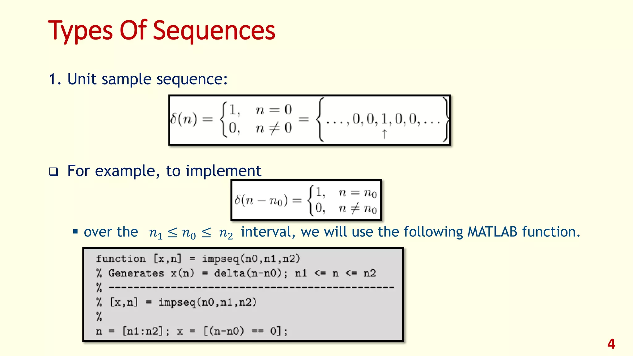 DSP_FOEHU - MATLAB 01 - Discrete Time Signals and Systems | PDF