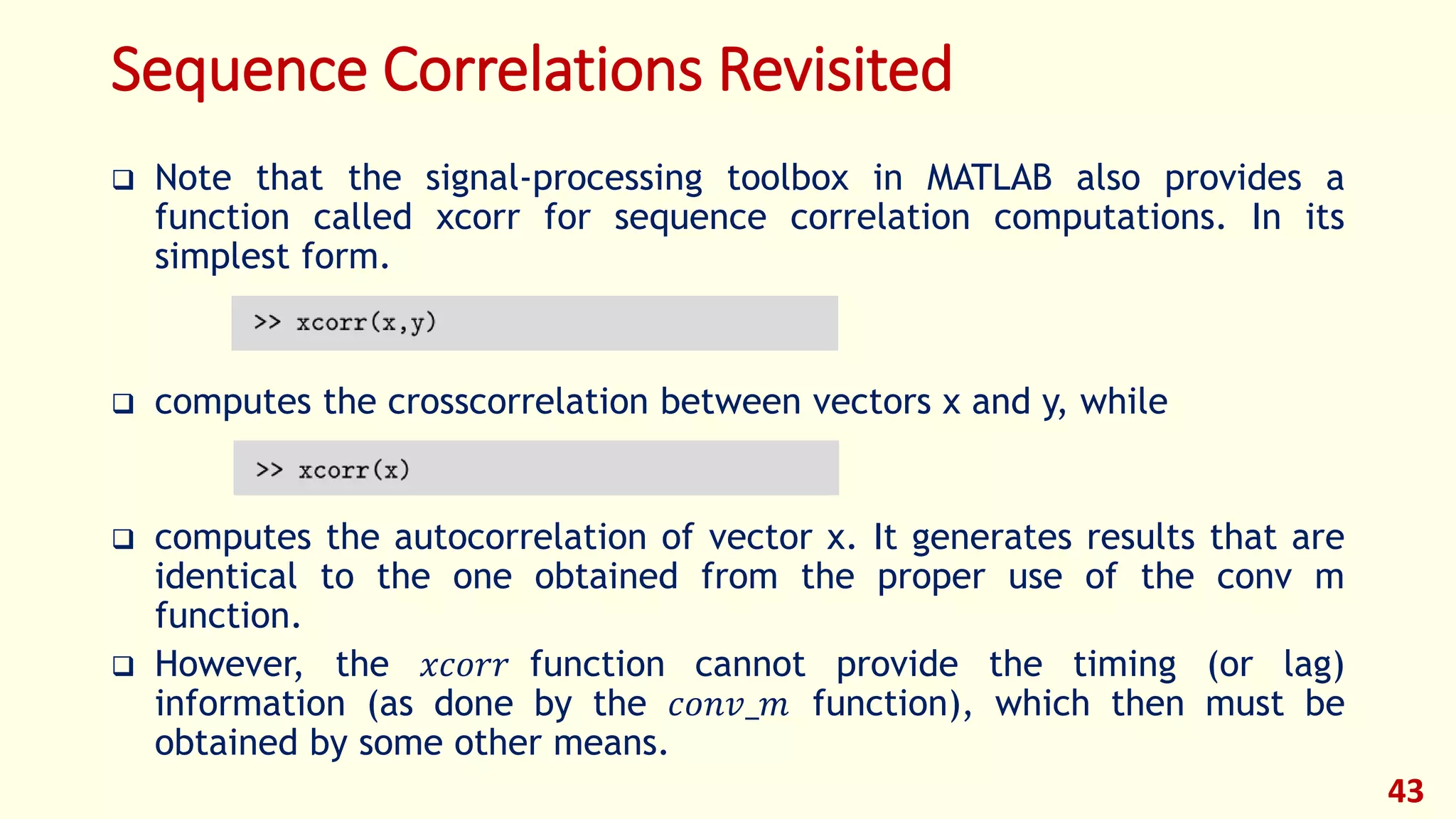 DSP_FOEHU - MATLAB 01 - Discrete Time Signals and Systems | PDF