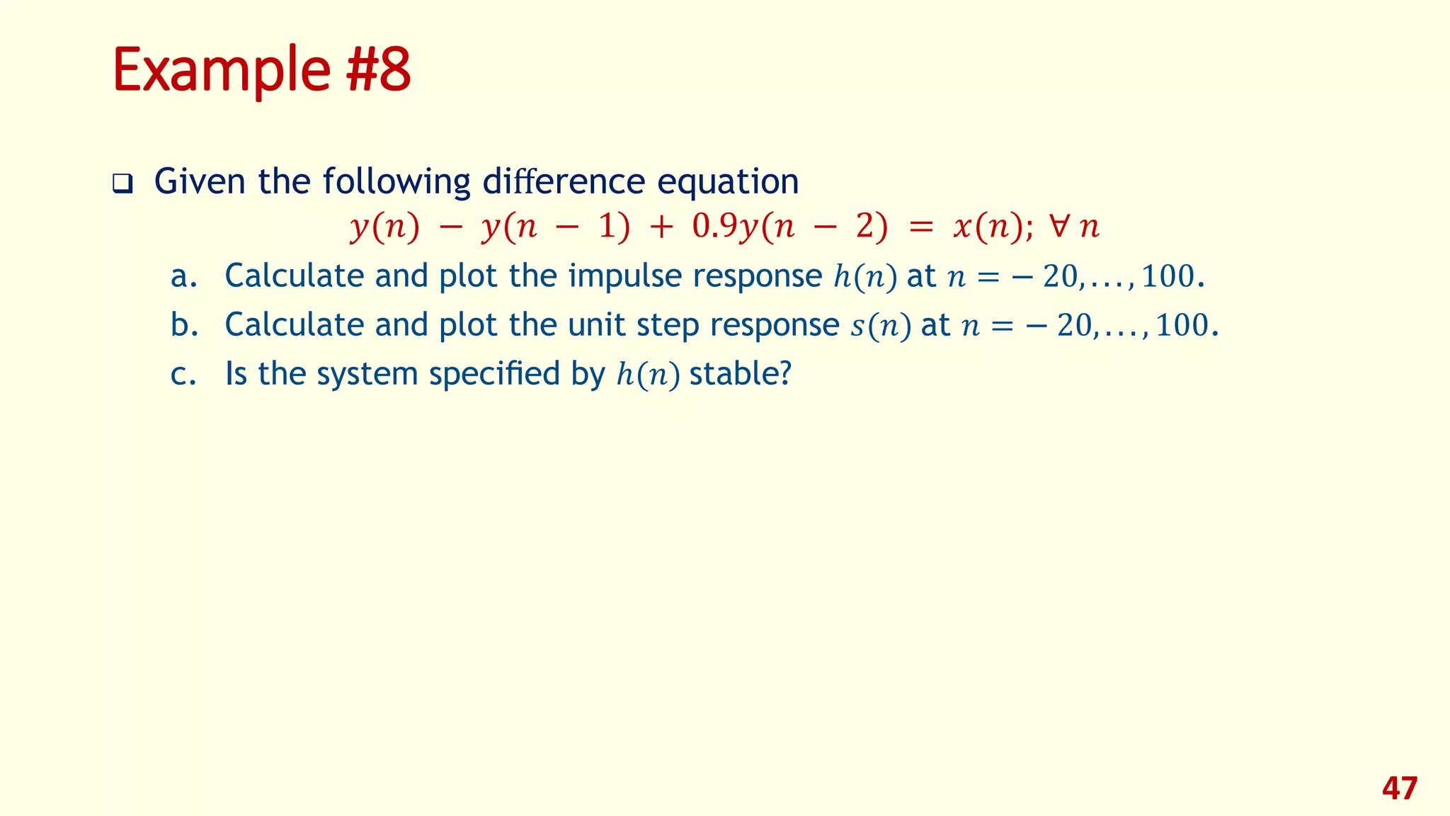 DSP_FOEHU - MATLAB 01 - Discrete Time Signals and Systems | PDF | Chemistry | Science
