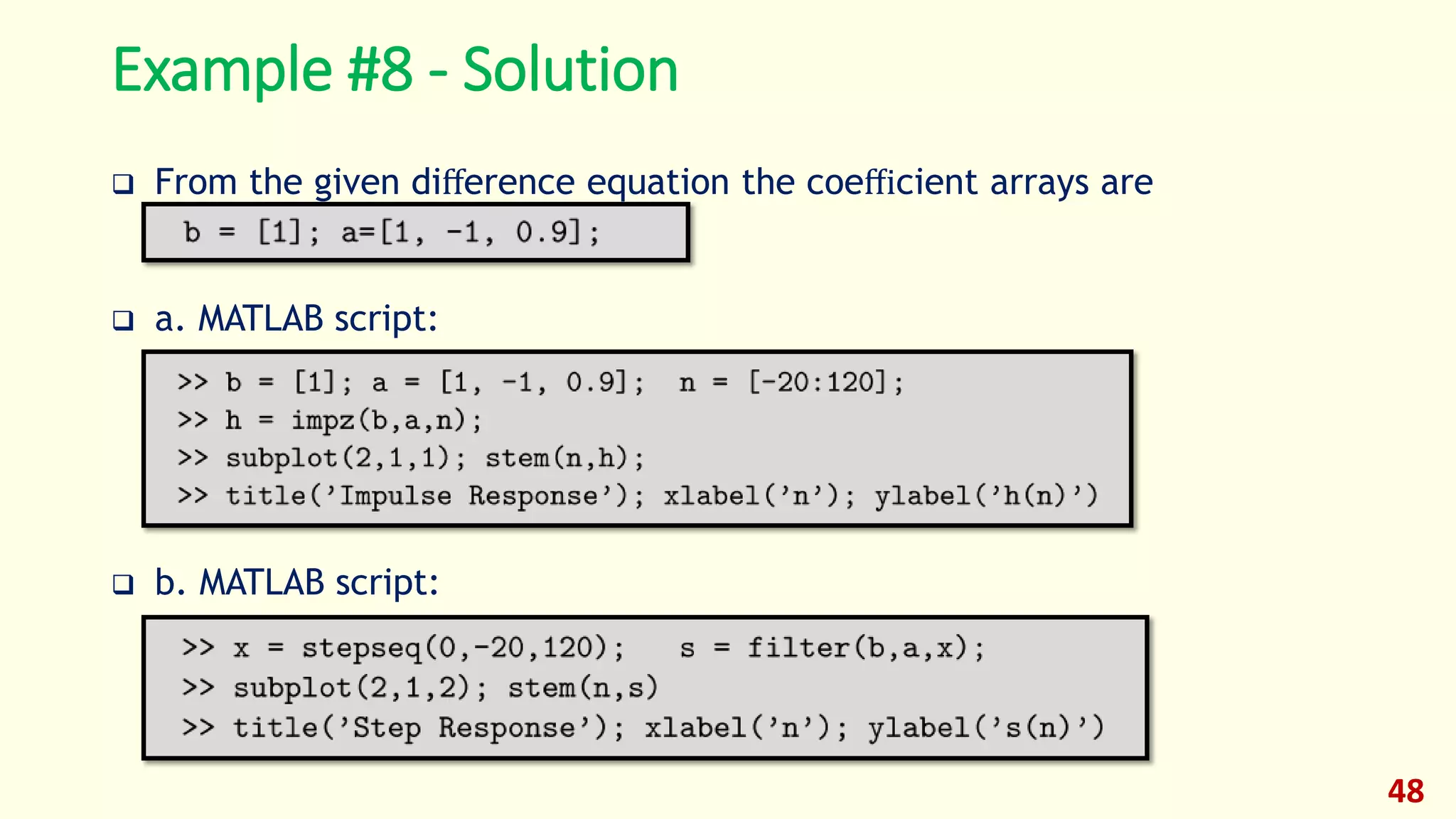 DSP_FOEHU - MATLAB 01 - Discrete Time Signals and Systems | PDF | Chemistry | Science
