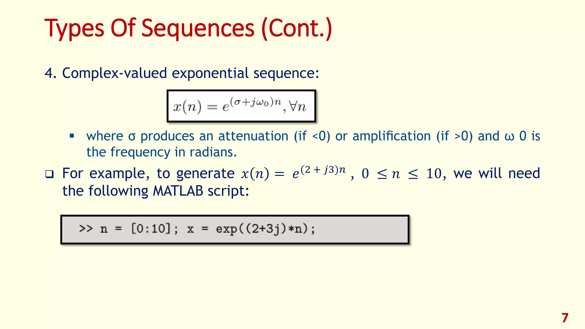 DSP_FOEHU - MATLAB 01 - Discrete Time Signals and Systems | PDF