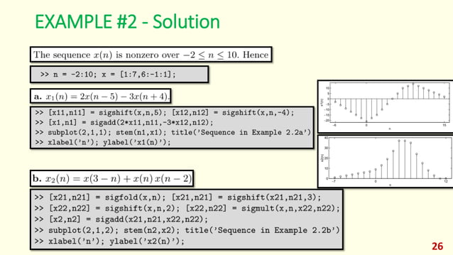 DSP_FOEHU - MATLAB 01 - Discrete Time Signals and Systems | PDF | Chemistry | Science