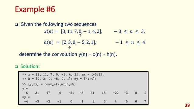 DSP_FOEHU - MATLAB 01 - Discrete Time Signals and Systems | PDF | Chemistry | Science