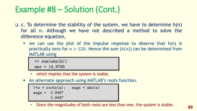 DSP_FOEHU - MATLAB 01 - Discrete Time Signals and Systems | PDF | Chemistry | Science