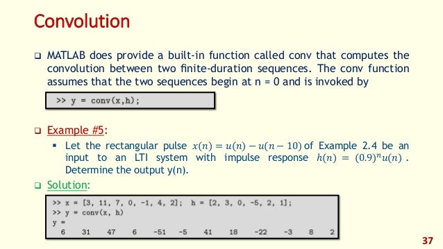 DSP_FOEHU - MATLAB 01 - Discrete Time Signals and Systems
