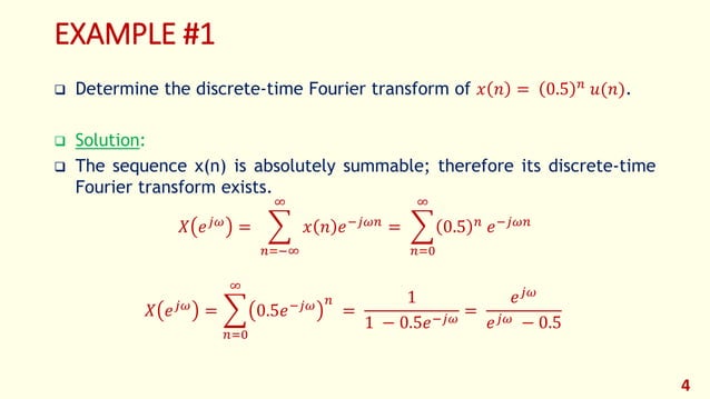 DSP_FOEHU - MATLAB 02 - The Discrete-time Fourier Analysis