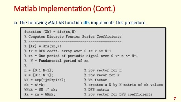 DSP_FOEHU - MATLAB 04 - The Discrete Fourier Transform (DFT)