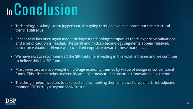 DSP Global Innovation Fund | PDF