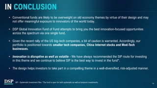 DSP Global Innovation Fund of Fund - PPT | PDF