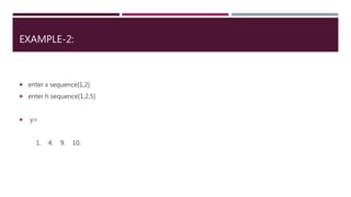 Convolution using Scilab | PPTX