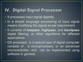DSP intro 1.pptx | Digital Audio | Computer Software and Applications