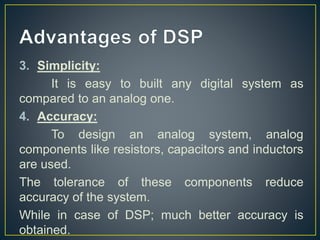 DSP intro 1.pptx | Digital Audio | Computer Software and Applications
