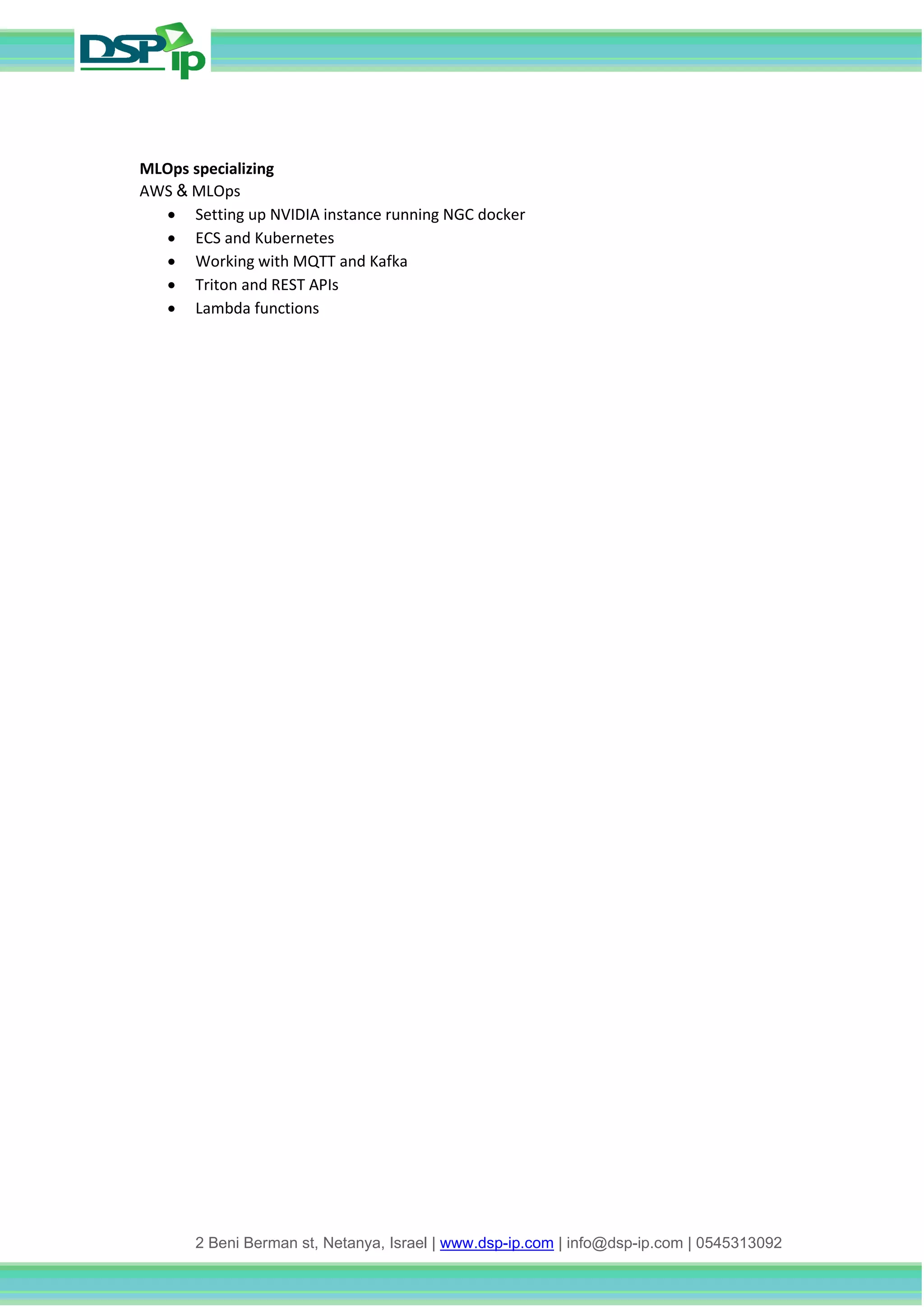 Dspip deep learning syllabus | PDF