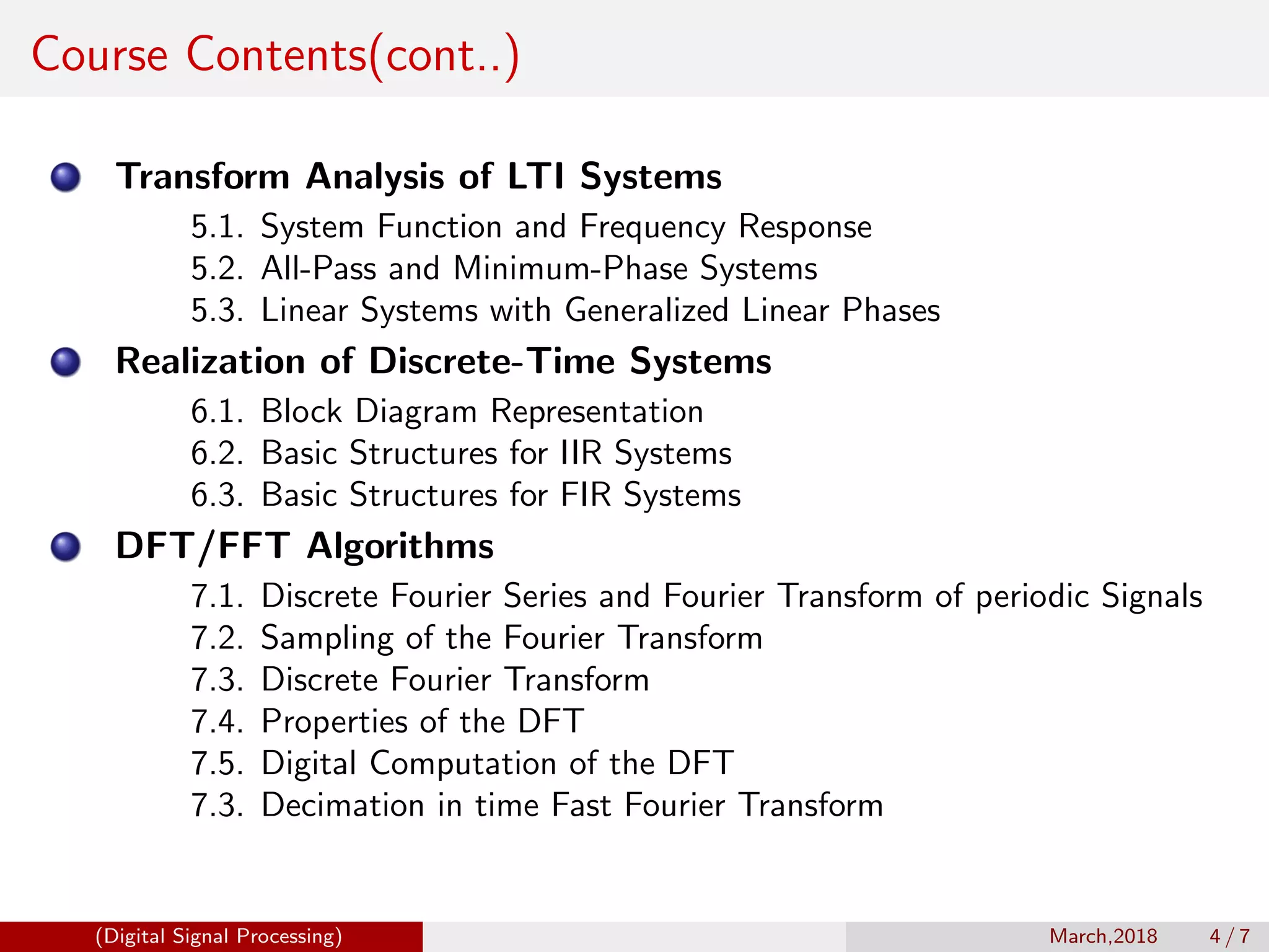 Digital Signal Processing[ECEG-3171]-L00 | PDF | Computing | Technology & Computing