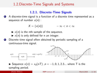 Digital Signal Processing[ECEG-3171]-Ch1_L02 | PPT