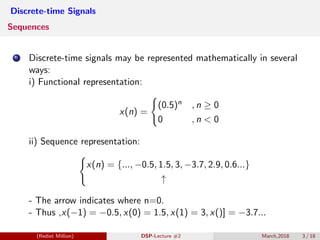 Digital Signal Processing[ECEG-3171]-Ch1_L02 | PPT