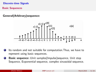 Digital Signal Processing[ECEG-3171]-Ch1_L02 | PPT
