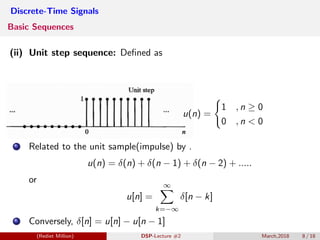 Digital Signal Processing[ECEG-3171]-Ch1_L02 | PPT