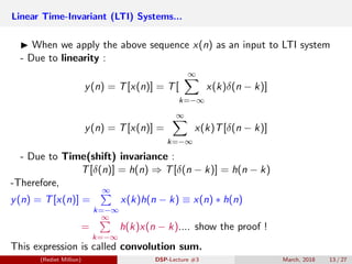 Digital Signal Processing[ECEG-3171]-Ch1_L03 | PDF