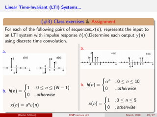 Digital Signal Processing[ECEG-3171]-Ch1_L03 | PDF