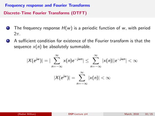 Digital Signal Processing[ECEG-3171]-Ch1_L04 | PPT