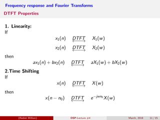 Digital Signal Processing[ECEG-3171]-Ch1_L04 | PPT | Free Download