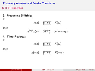 Digital Signal Processing[ECEG-3171]-Ch1_L04 | PPT | Free Download