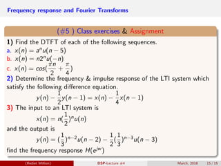 Digital Signal Processing[ECEG-3171]-Ch1_L04 | PPT