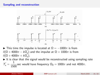 Digital Signal Processing[ECEG-3171]-Ch1_L05 | PDF