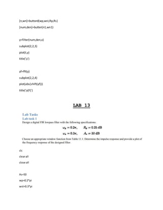 DSP LAB COMPLETE CODES.docx