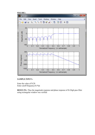 Dsp lab manual | PDF