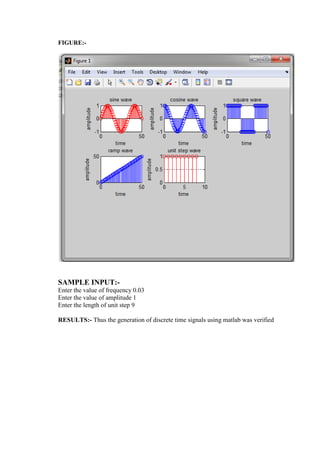 Dsp lab manual | PDF