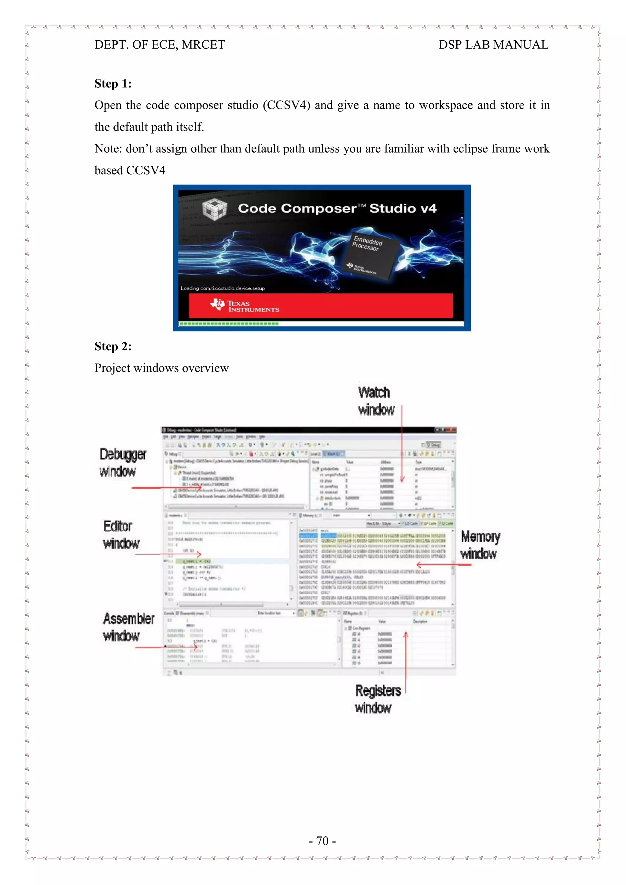 Dsp lab manual | PDF