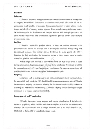Dsp lab manual | PDF