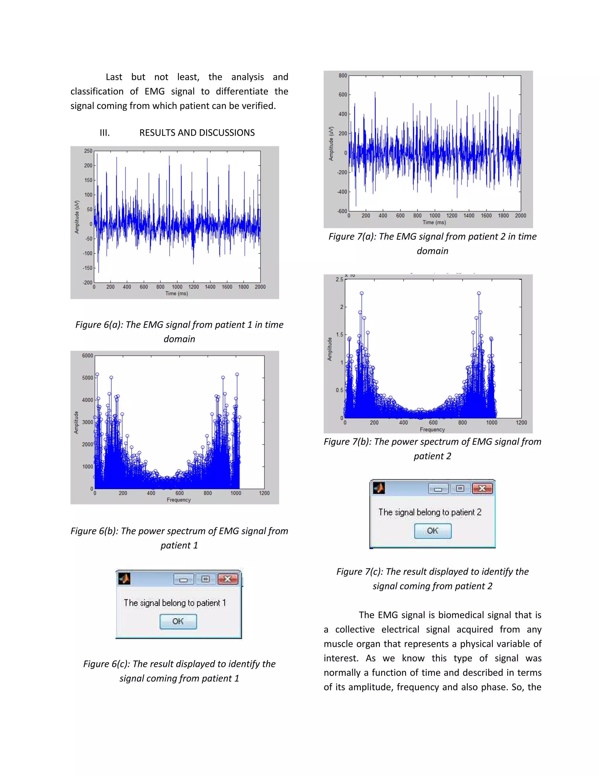 Dsp lab report- Analysis and classification of EMG signal using MATLAB. | ZIP