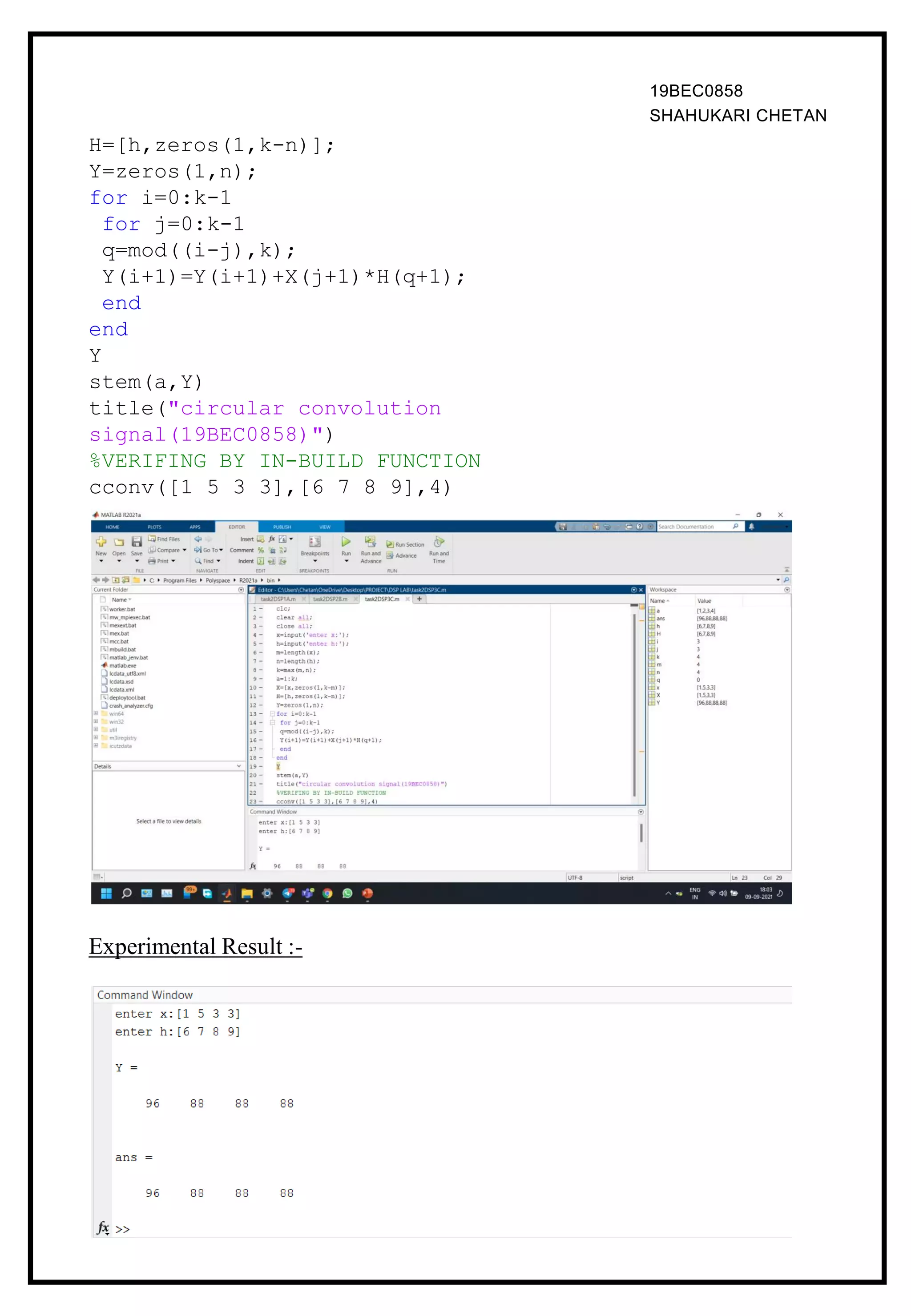 Dsp lab task 2 | PDF