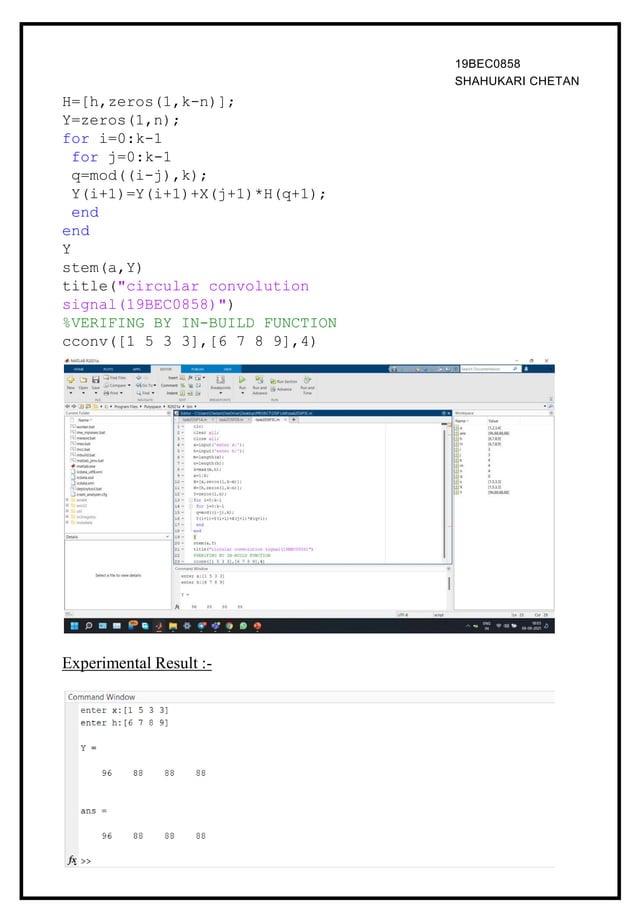 Dsp lab task 2 | PDF