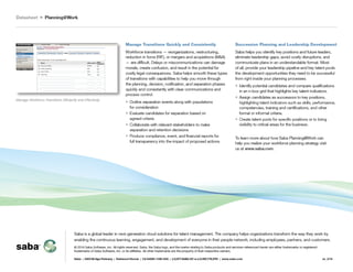 Planning@Work Datasheet | PDF