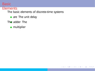 DSP Implementation of Discrete Time System | PPTX