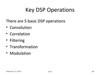 Dsp lecture vol 1 introduction | PPT