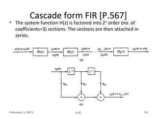 Dsp lecture vol 4 digital filters | PPT
