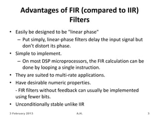 Dsp lecture vol 6 design of fir | PPTX