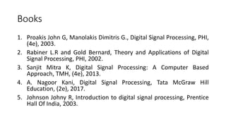 DSP_Module5_Rev2.pdfICE3251_DSP_DIGITAL SYSTEM PROCESSING_MIT | PDF