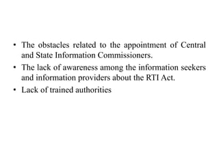 DSPMU BJMC 01062020 PPT 2.pptx right to information | PPTX | Political ...