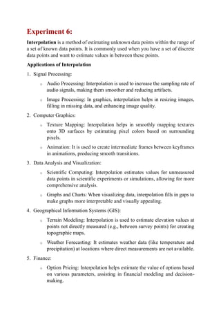 DSP_note_for_lab especially ofr Lab finals | PDF