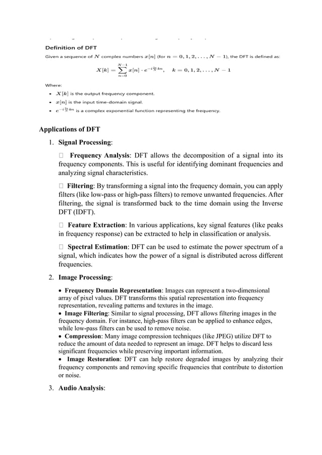 DSP_note_for_lab especially ofr Lab finals | PDF