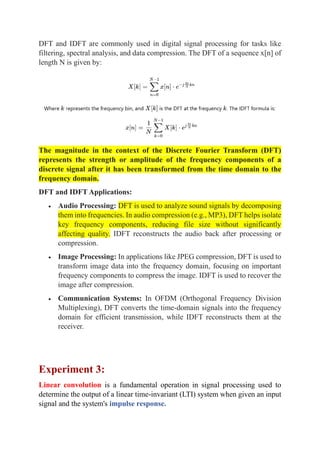 DSP_note_for_lab especially ofr Lab finals | PDF