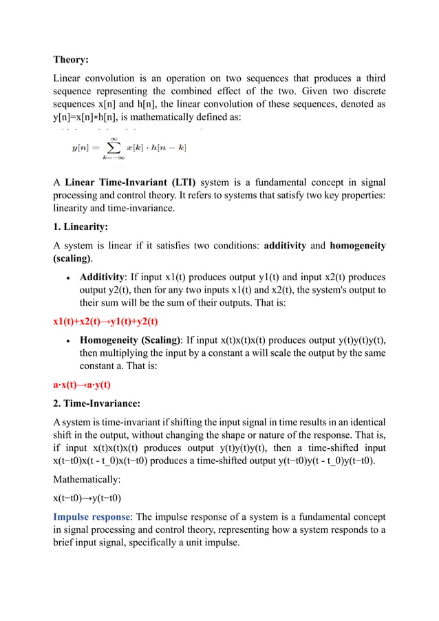 DSP_note_for_lab especially ofr Lab finals | PDF