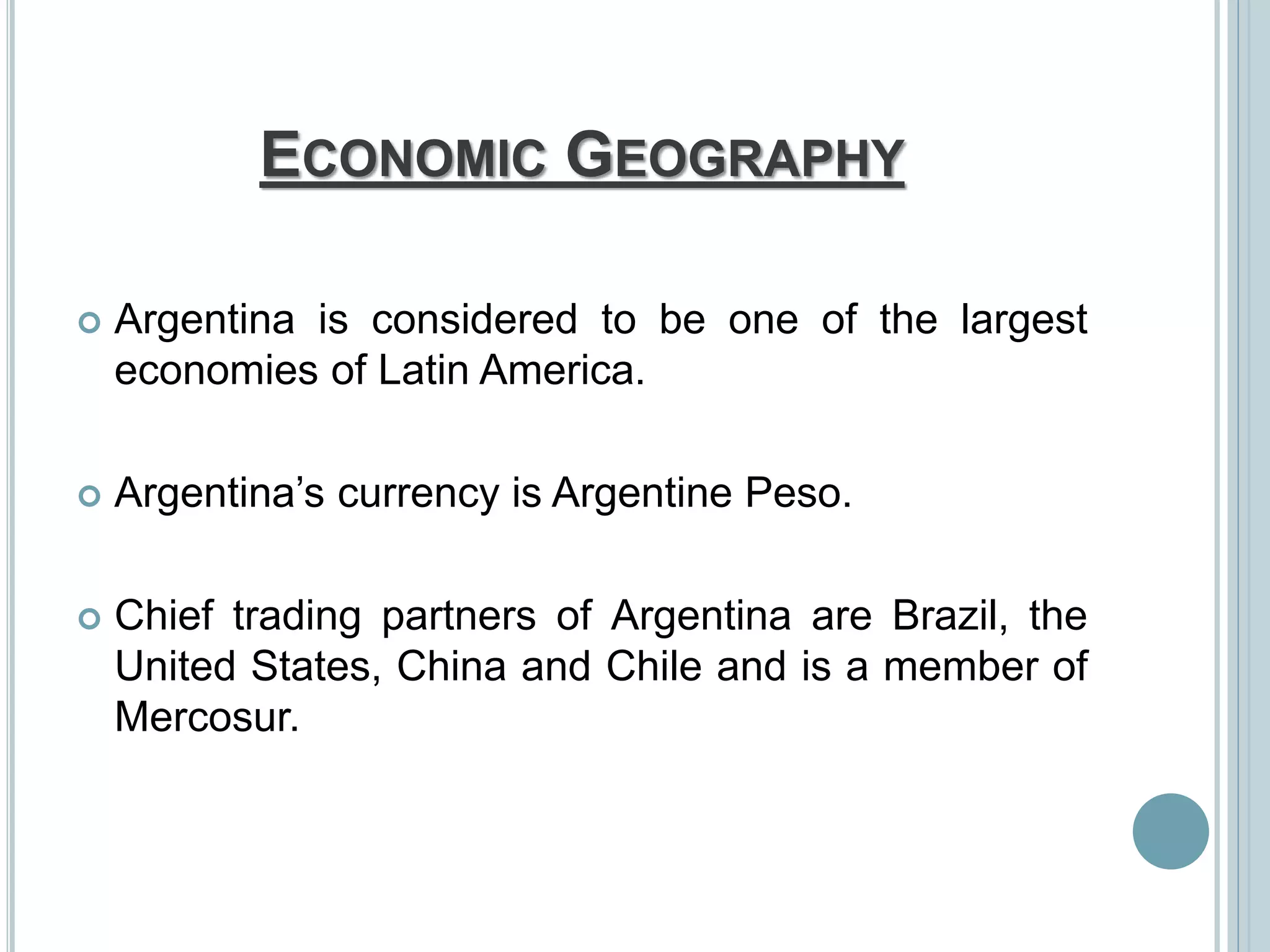 Country profile of Latin American countries. | PPT