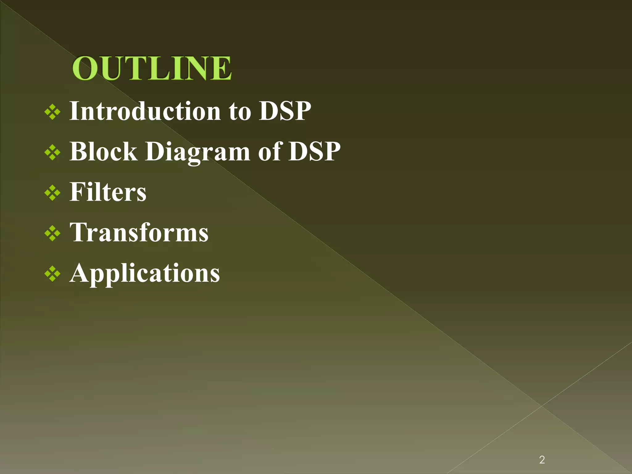 DSP PPT | PDF